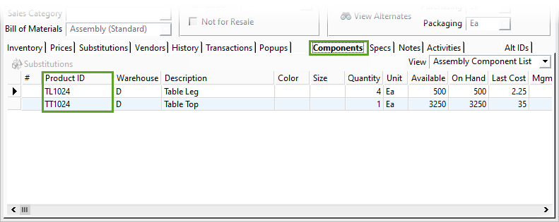 How to Create and Build a Standard Assembly Product.