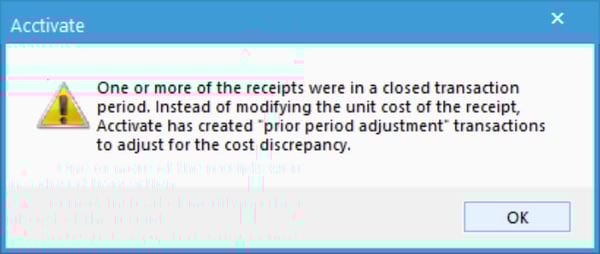 Prior Period Adjustments