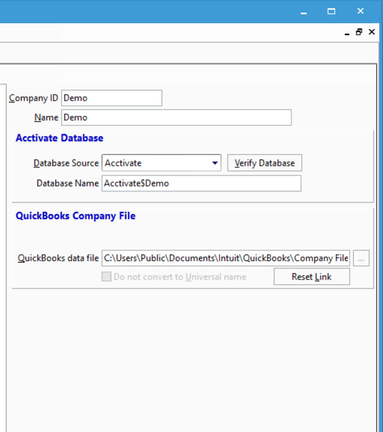 Migrating Acctivate to a New Computer or Server.