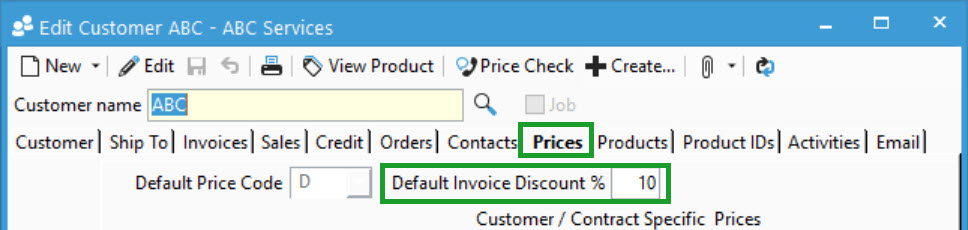 Adding Discounts on a Sales Order