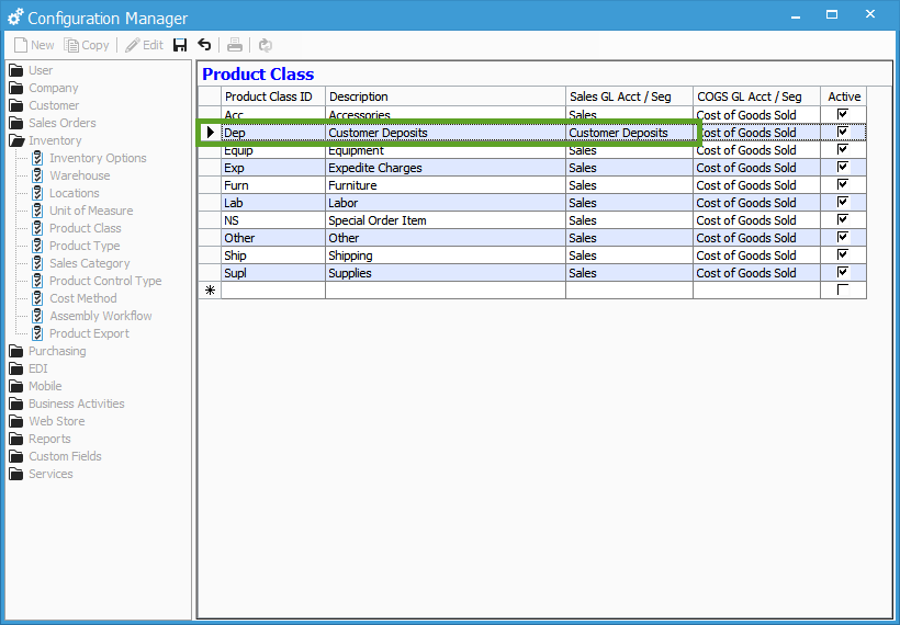 Creating and Tracking Customer Deposits.