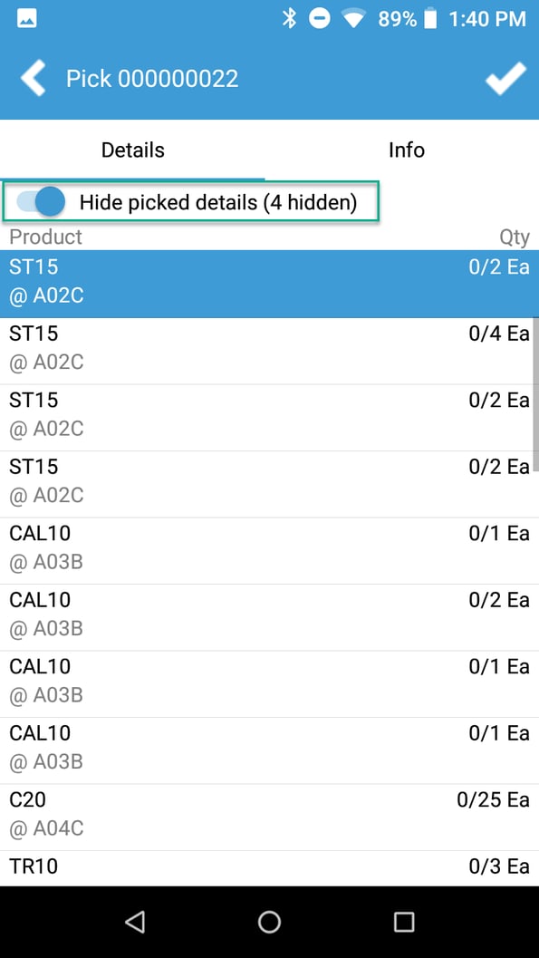 How to Use Mobile Picking.