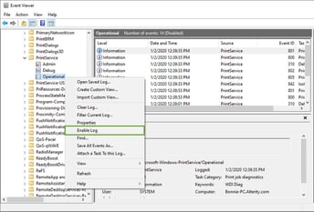 How do I Enable Verbose Logging for Printer Issues?