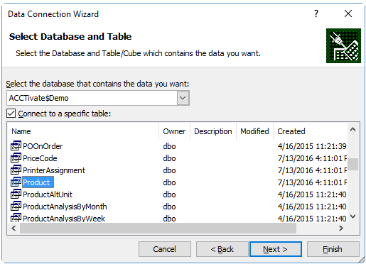 Updating Products to be Available on Web.