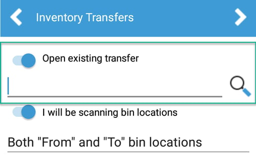How to use the mobile transfer module