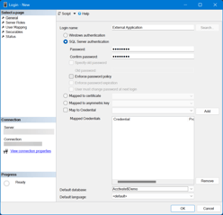 Creating a read-only SQL Server user Account.