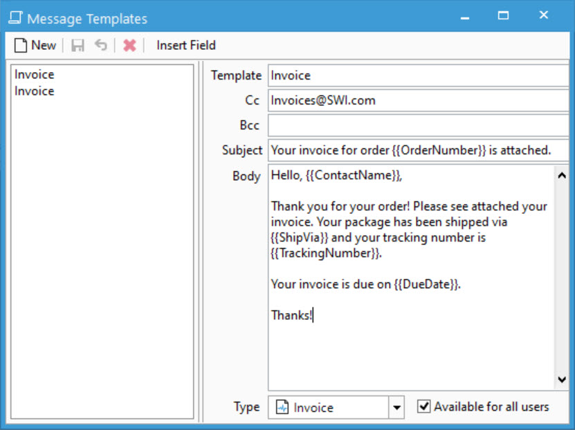 Creating and Using Email Templates