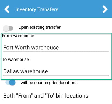 How to use the mobile transfer module