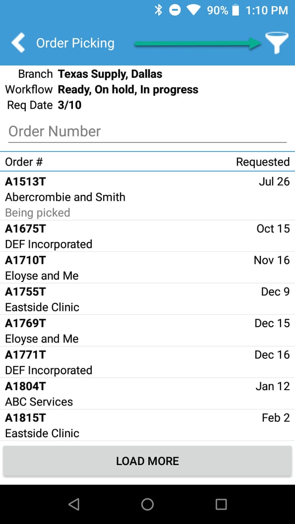 How to Use Mobile Picking.
