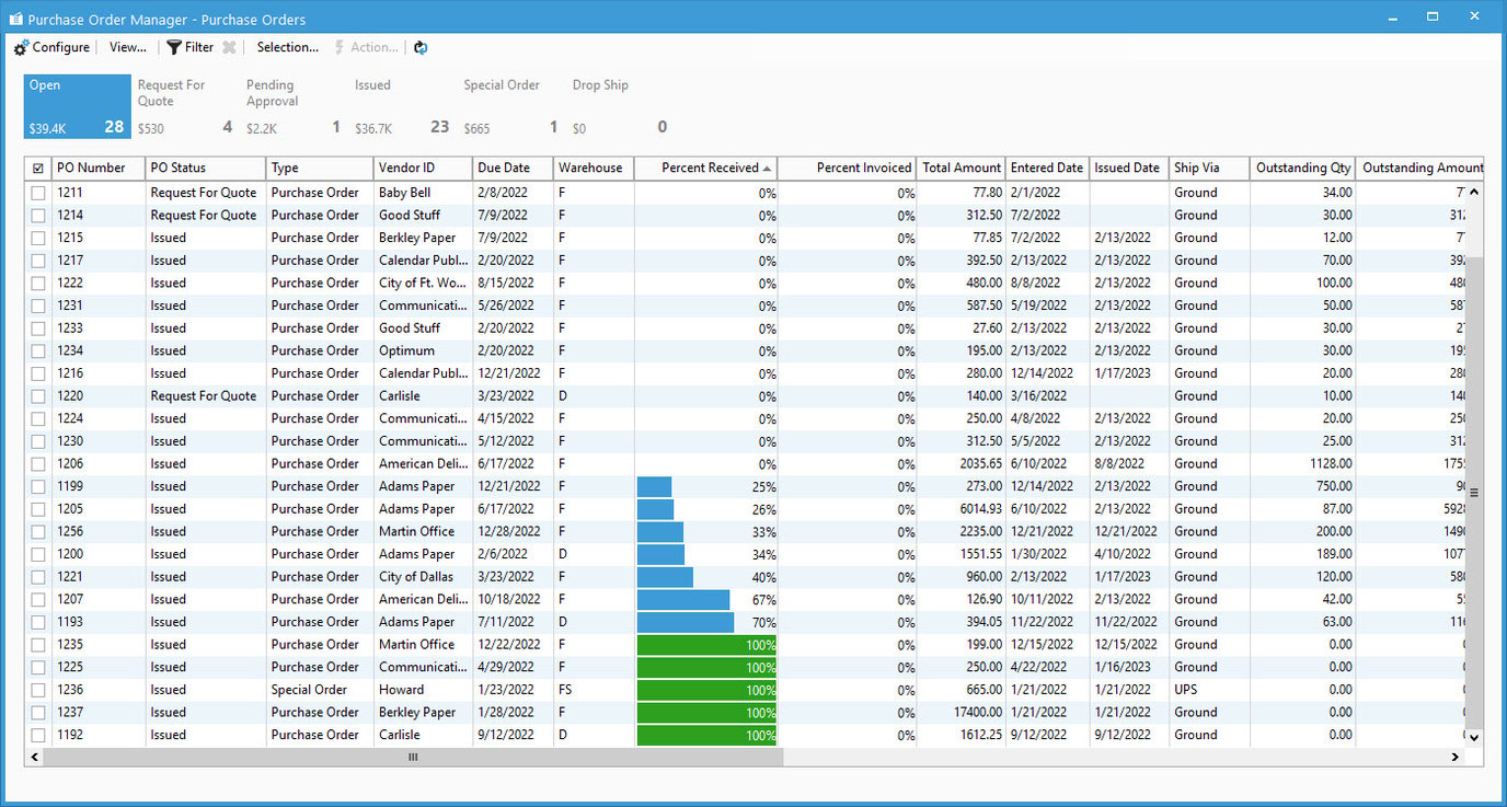 Introduction to Acctivate's Purchase Order Manager