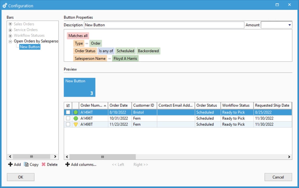 Creating custom buttons in Manager Windows.