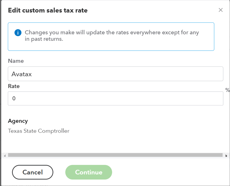 Configuring Customers to be taxed by AvaTax