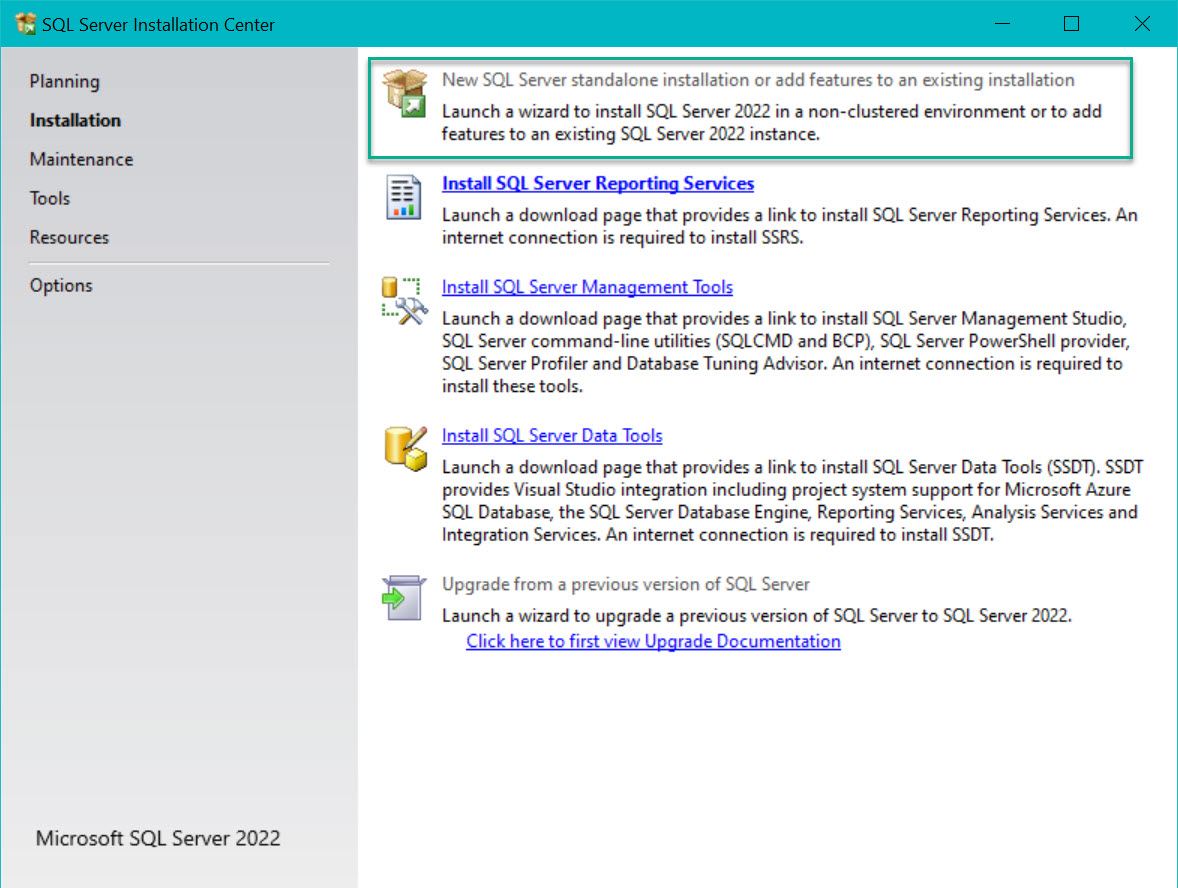 Installing SQL Server Express separate from Acctivate