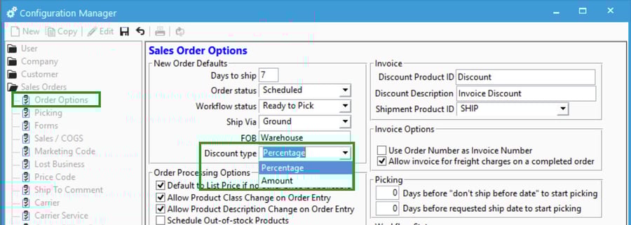 Adding Discounts on a Sales Order