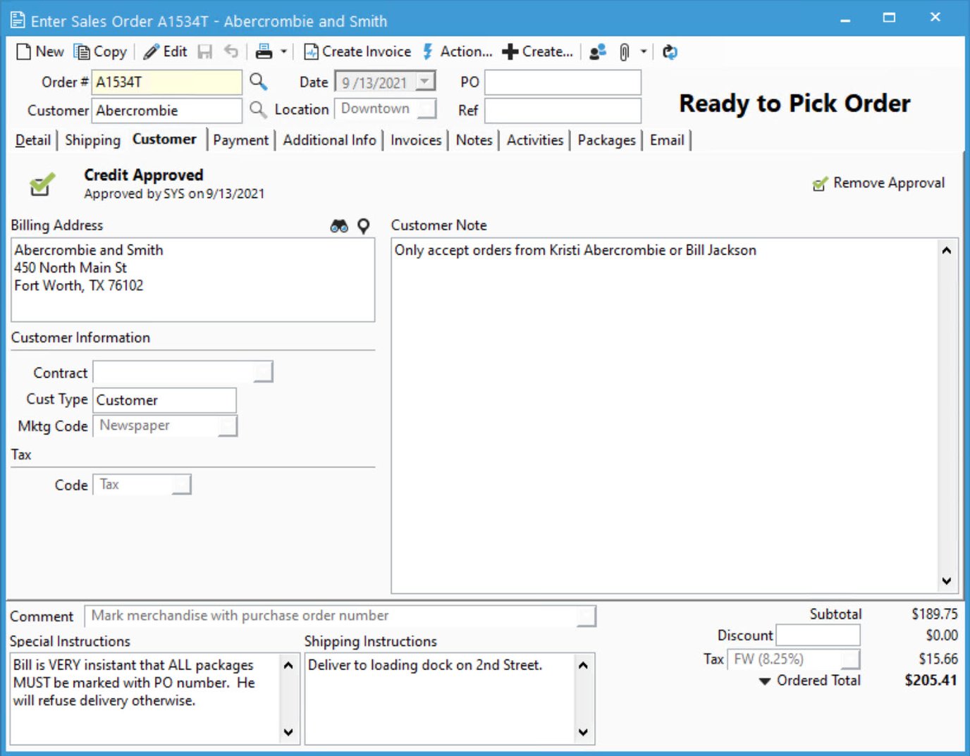 Overview of Acctivate's sales order functionality.