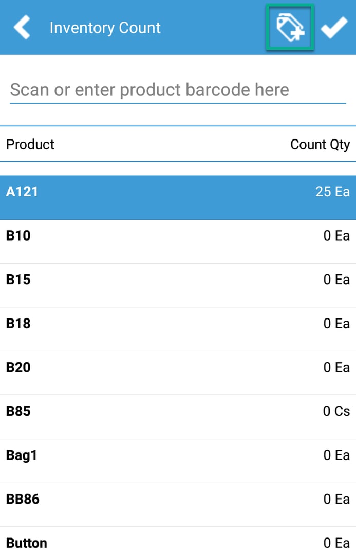 How to use the Mobile Inventory Counts.