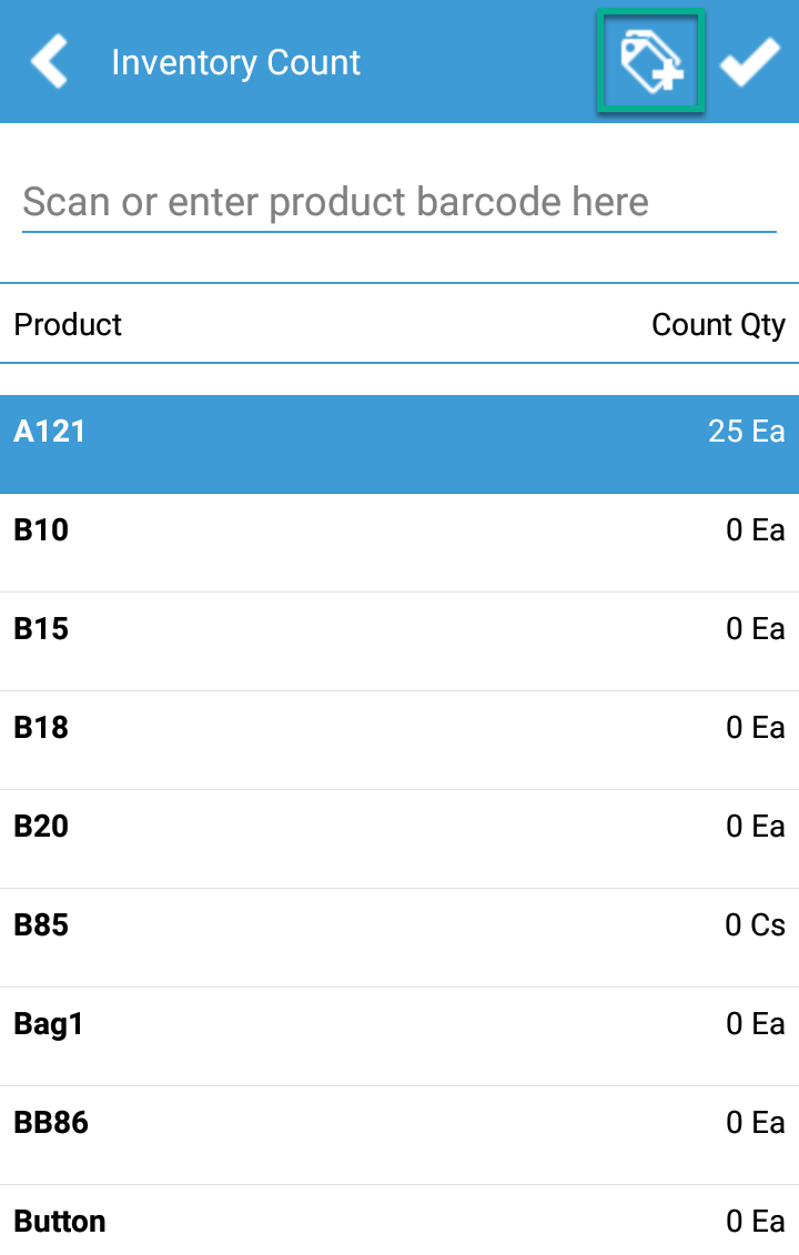 How to use the Mobile Inventory Counts.
