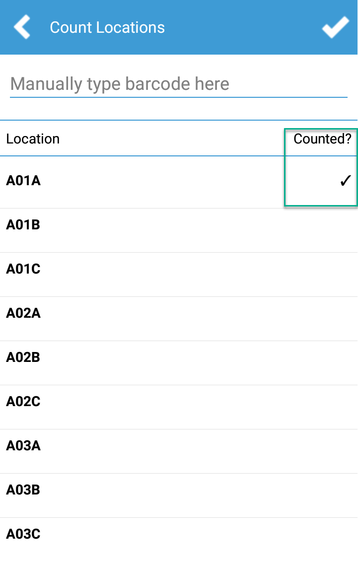 How to use the Mobile Inventory Counts.