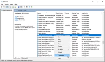 Why does the SQL service not restart after rebooting even when set to ...