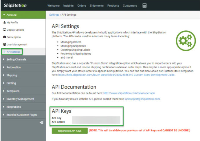 Configuring ShipStation in Acctivate.