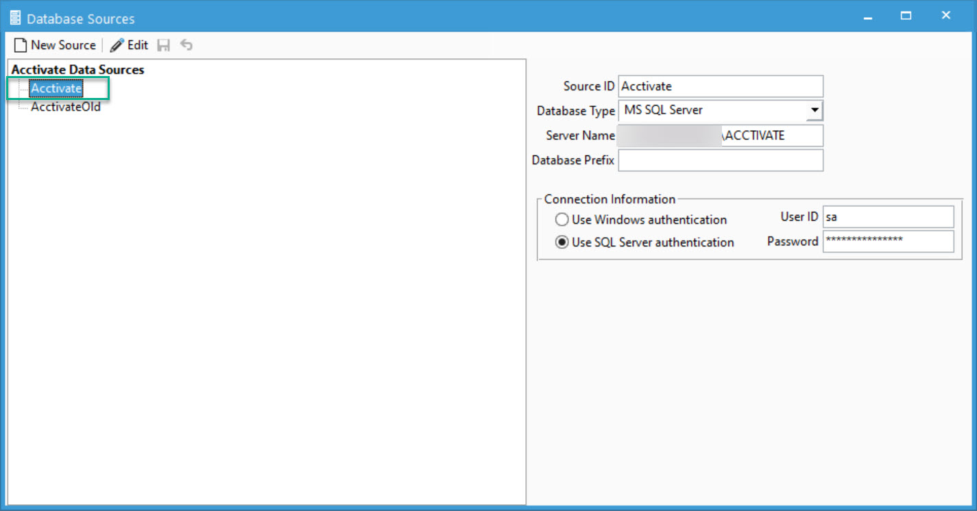Setting up a SQL Standard instance for Acctivate