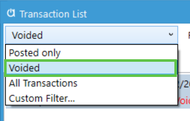 Locating Voided Transactions.