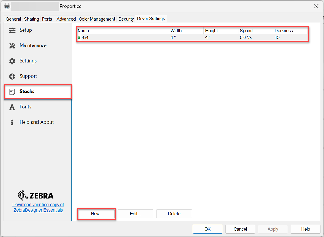Configuring Zebra Label printers for Acctivate.