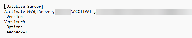 Understanding the acct.ini configuration file