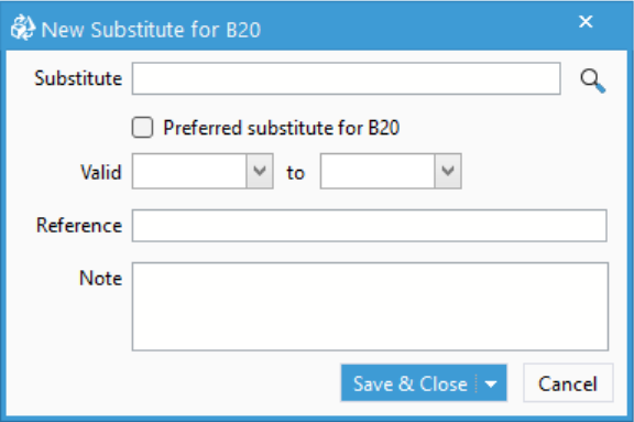 Creating and using Product Substitutions