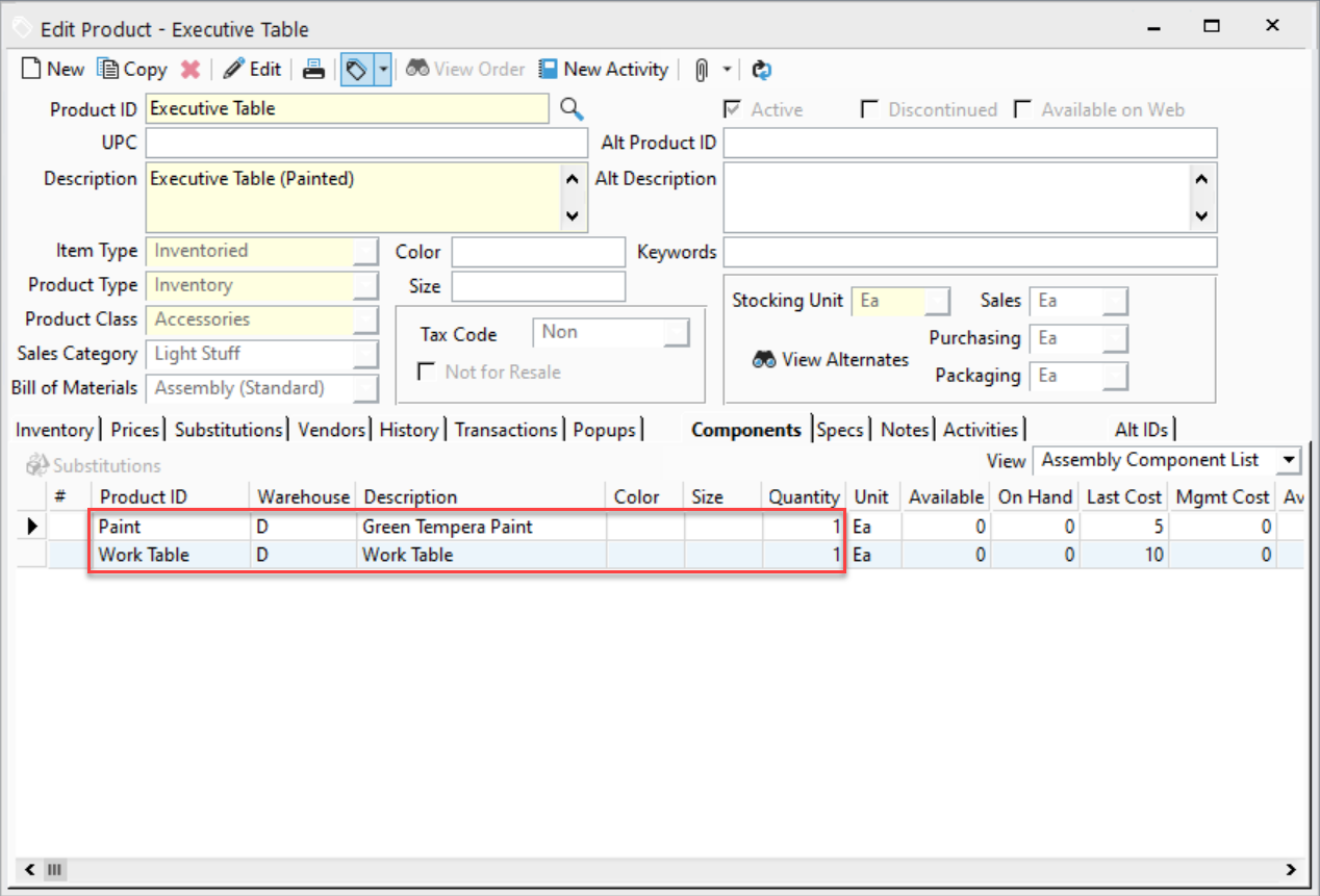 Considerations for multi-level Assembly products