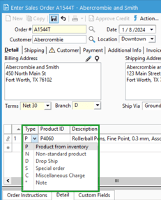 What To Know About Sales Order Line Types