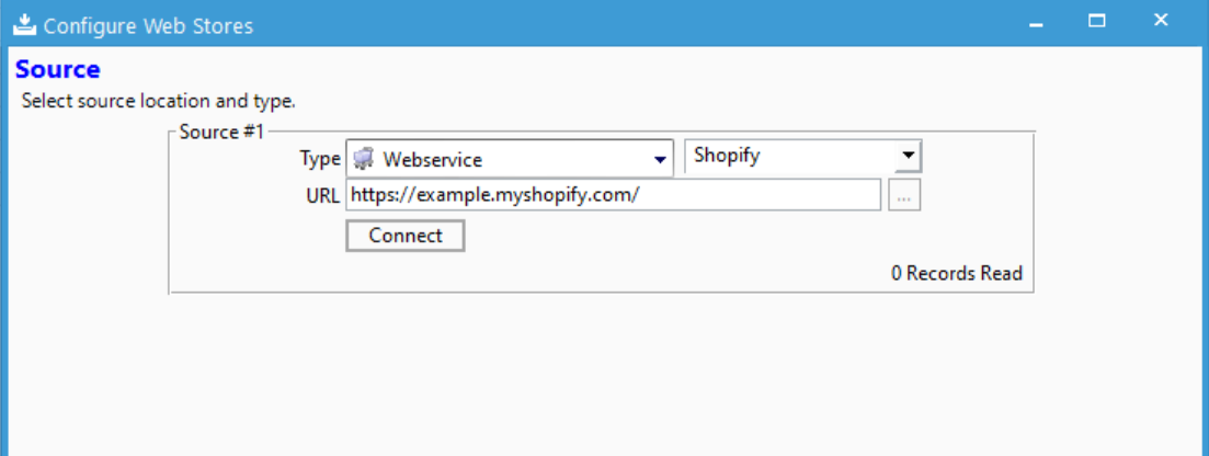 Setting Up a Web Store Integration